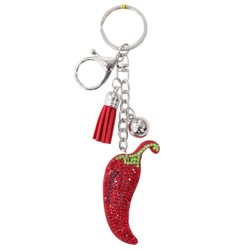 Keyring/ Bag Hanger Chilli | Buy Wholesale Keyrings, Magnets ...